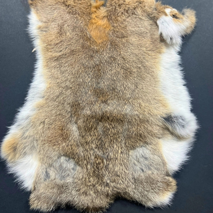 Natural Rabbit Pelt – Soft Real Fur for Crafts, Decor & Sewing